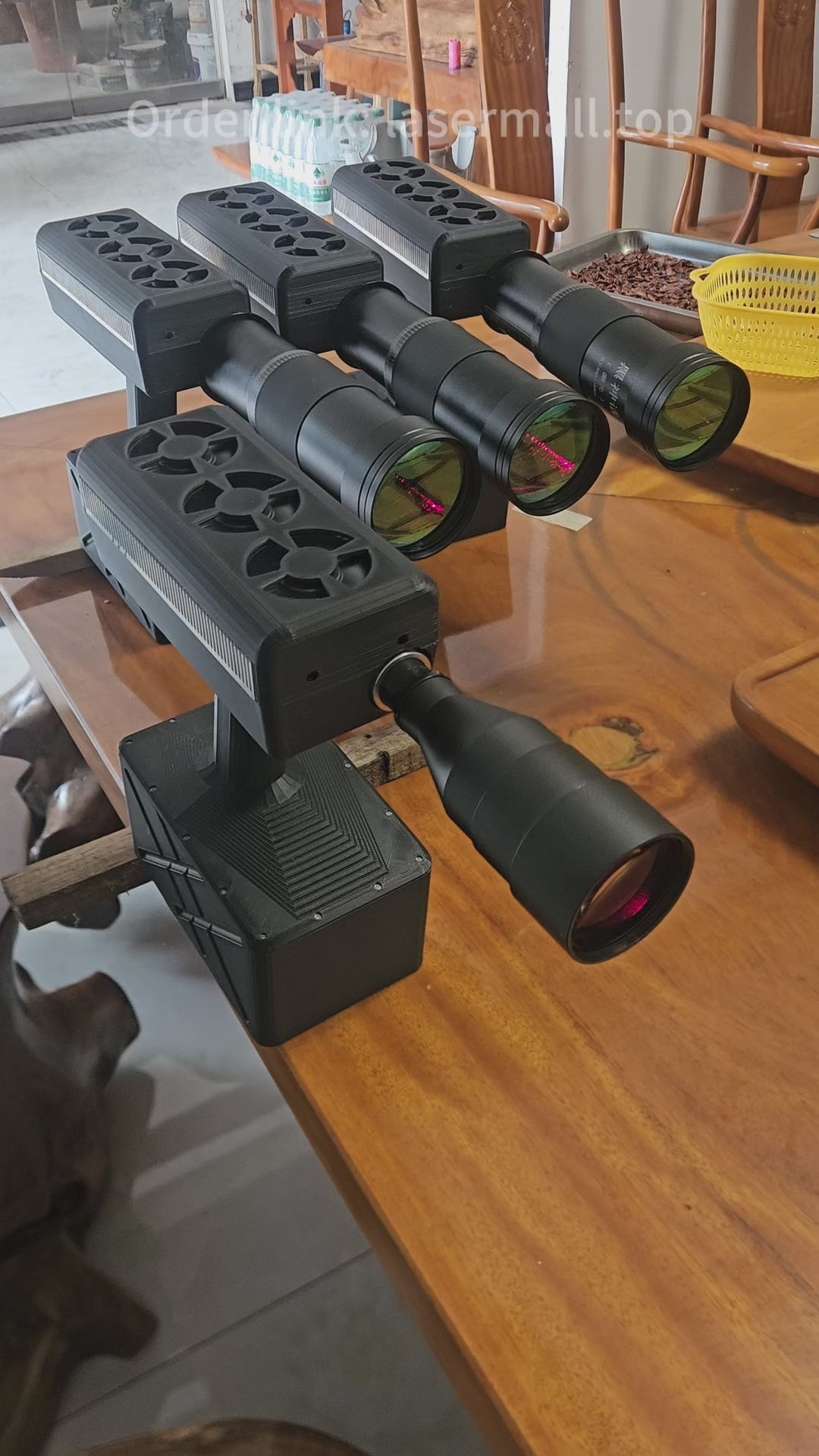 KX500-DIY Laser Cannon. Handheld 500W (Battery DC 46V 10Ah; Wavelength ...