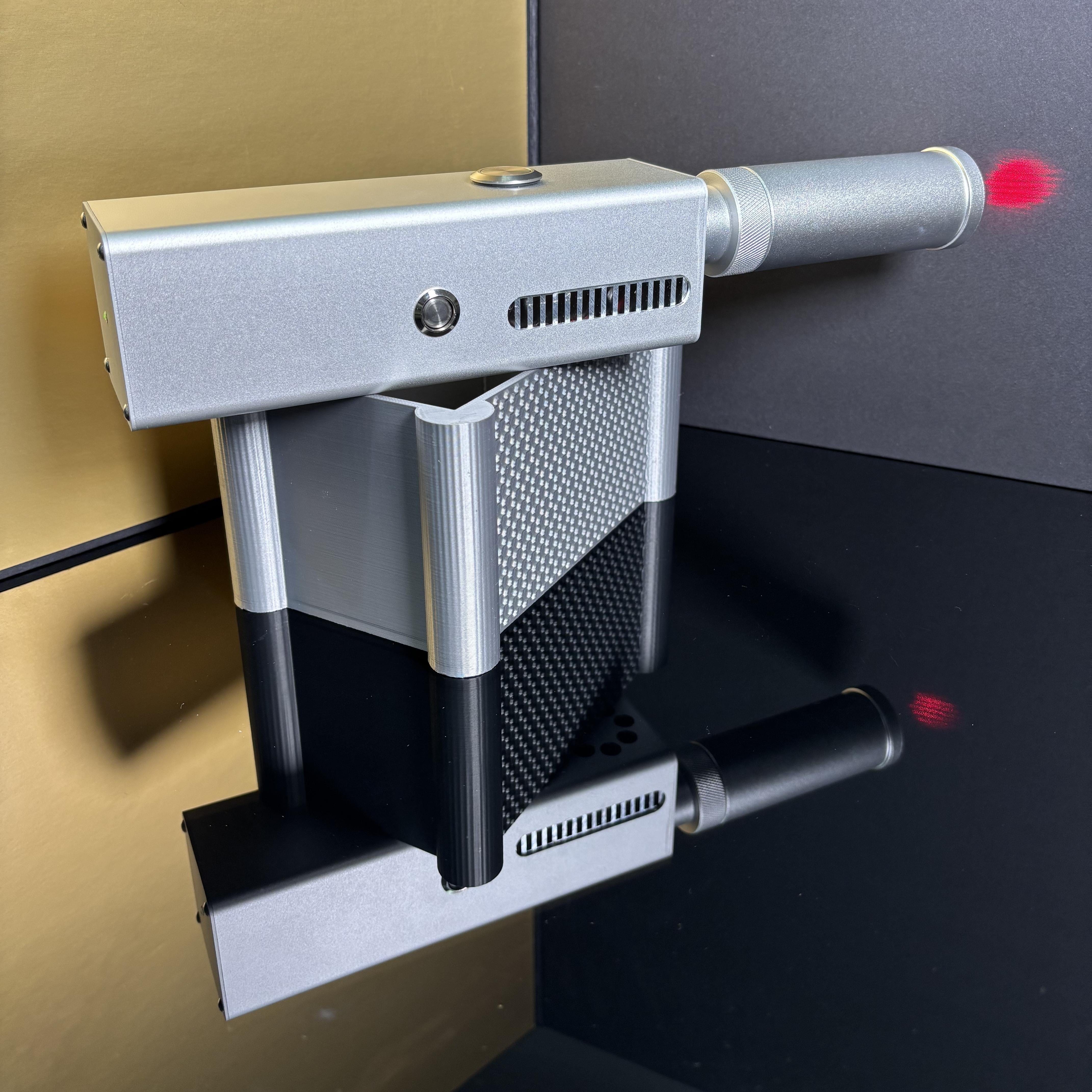 YZ130-02 DIY Laser Cannon. Handheld 130W (Battery DC 16.8V 5Ah; Wavele ...